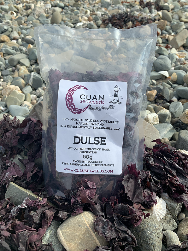 Dulse 50g (Dillisk, Creathnach, Palmaria Palmata) – Cuan Seaweeds